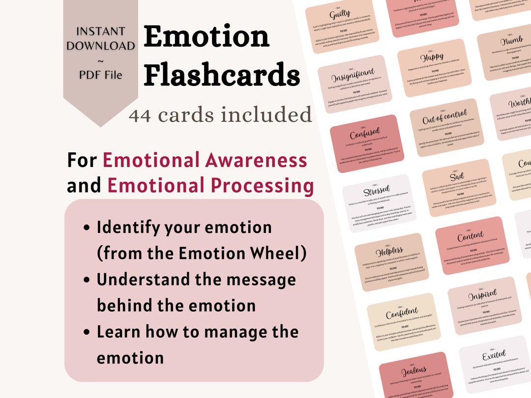 Emotion Flashcards Emotional Processing Emotion Regulation Emotion ...