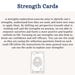 Strengths Based Cards Inner Strength Worksheets Self-esteem Tool ...