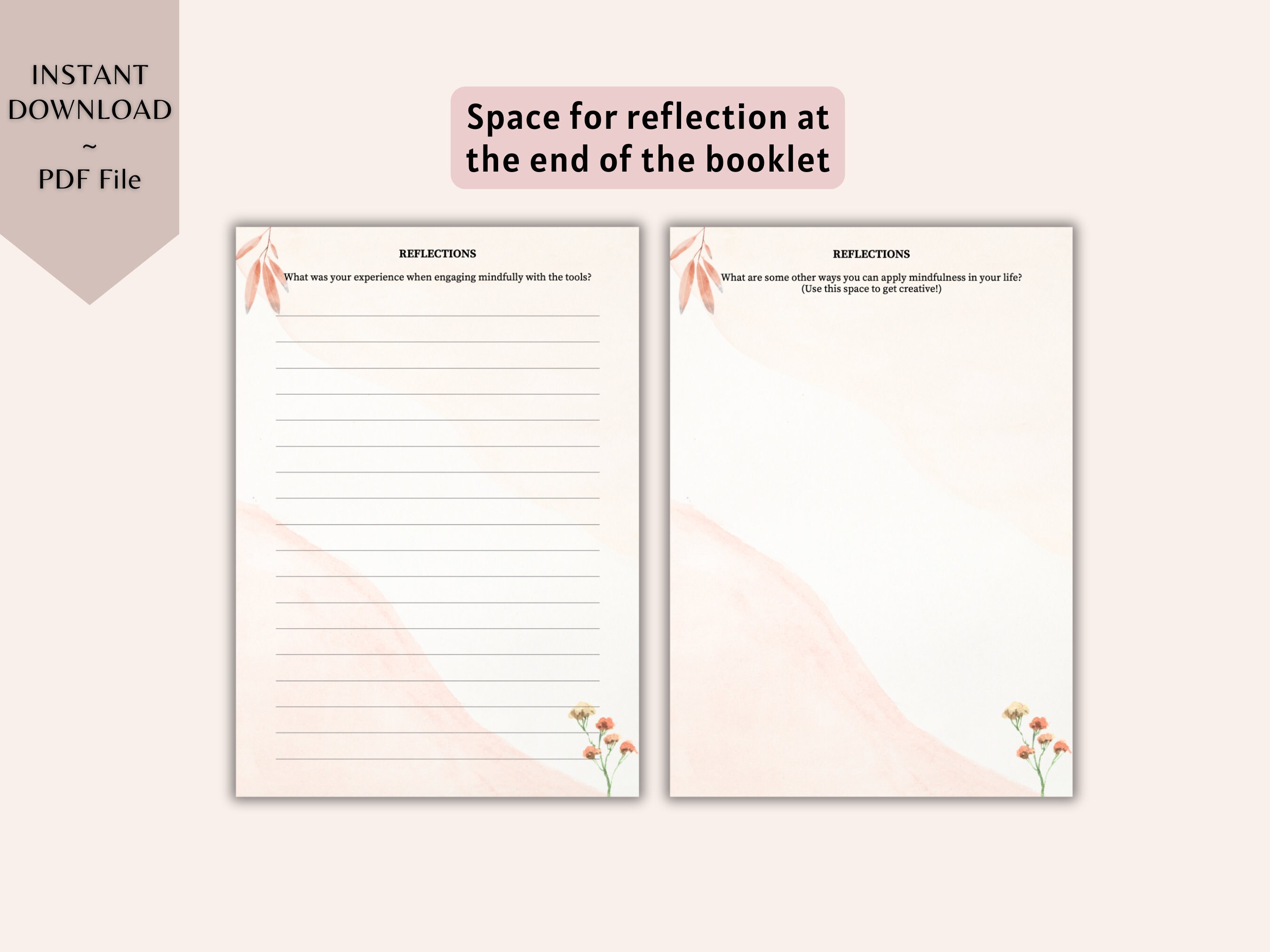 Mindfulness Worksheets for Anxiety Coping Skills Guided Mindfulness ...