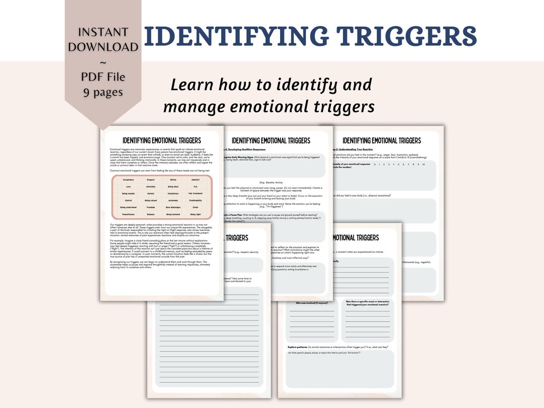 Identifying Trigger Tracker for Emotional Processing Trauma Therapy ...