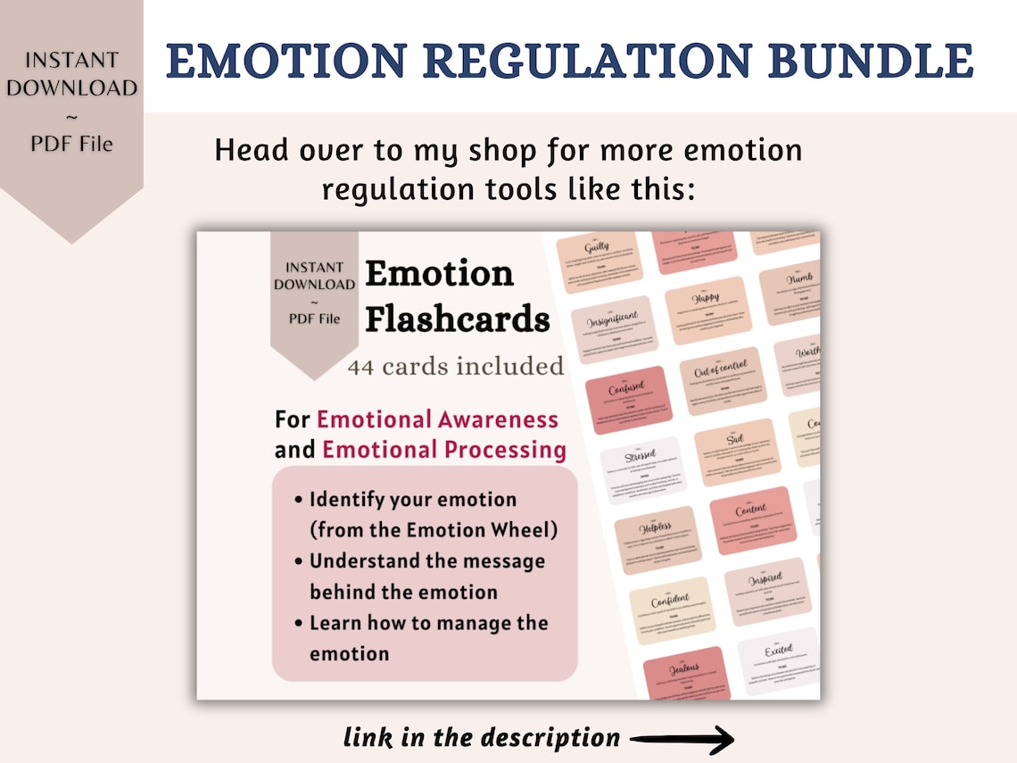 Understanding Emotions Journal Template for Processing Emotion ...
