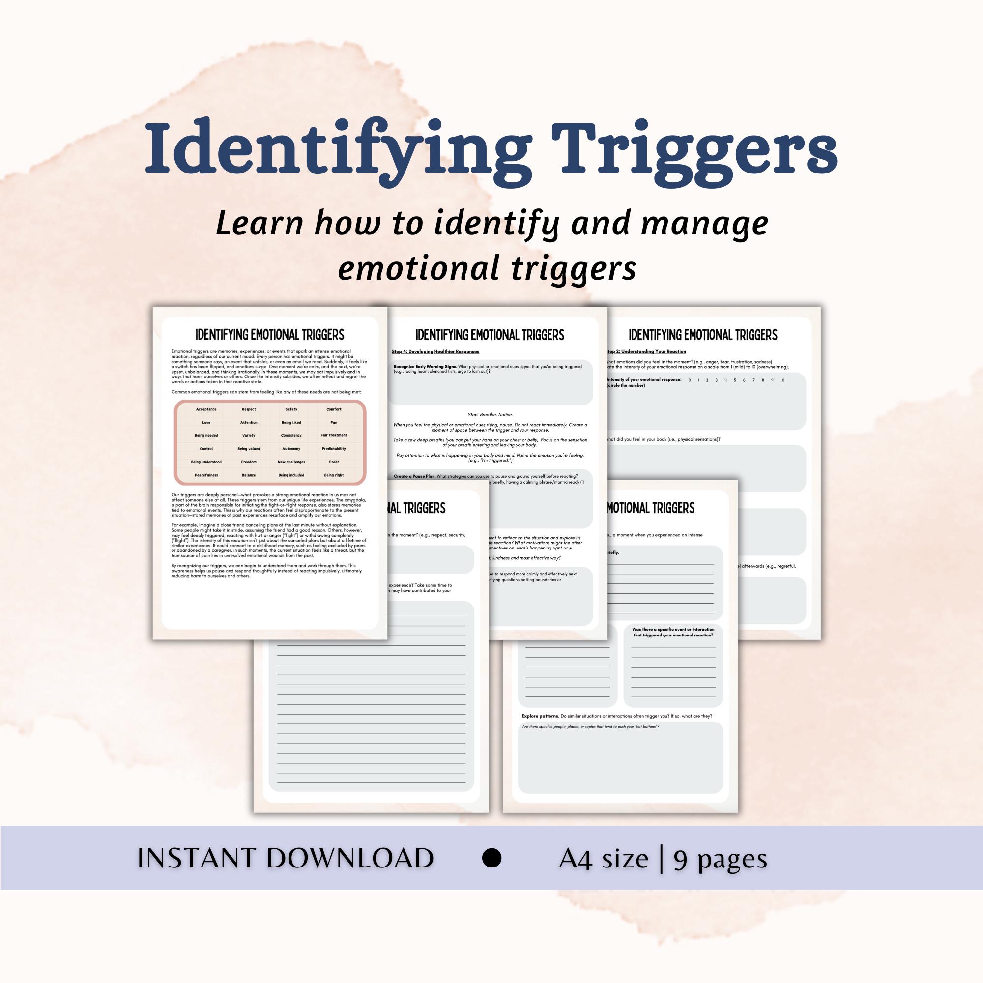 Identifying Trigger Tracker for Emotional Processing Trauma Therapy ...