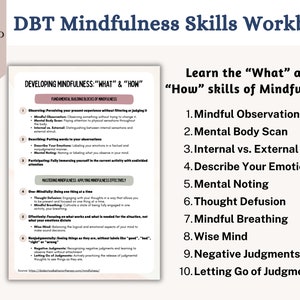 Mindfulness Mega Bundle Mindfulness Toolkit DBT Mindfulness Skills ...