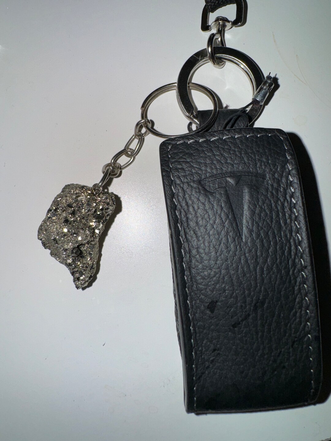 Pyrite Keychain - Etsy