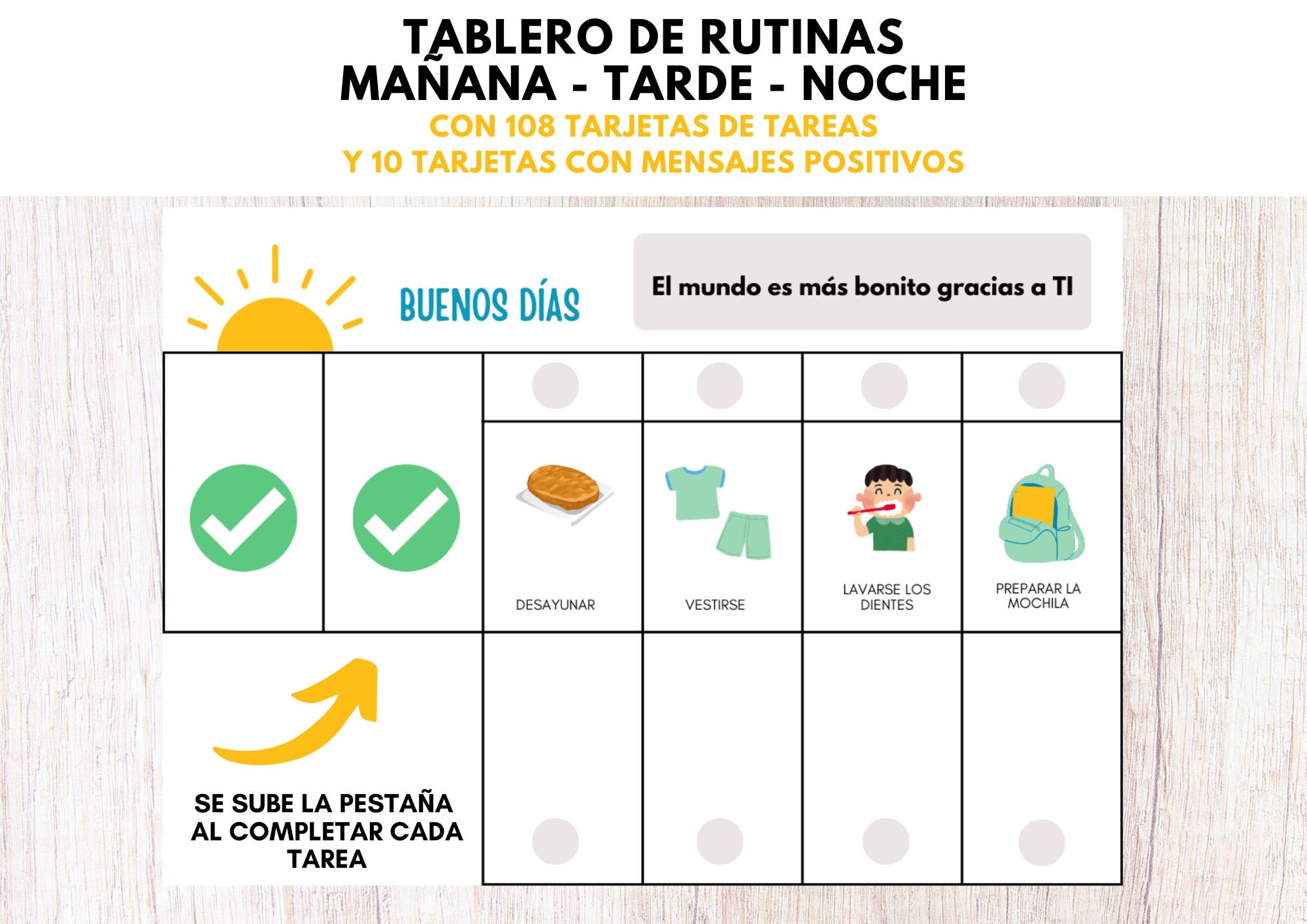 Tablero de rutinas y hábitos, Rutinas infantiles, Rutinas niños, Plantillas rutinas ...