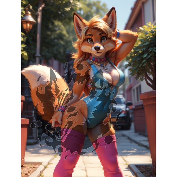 Anthro Female Fox - Etsy