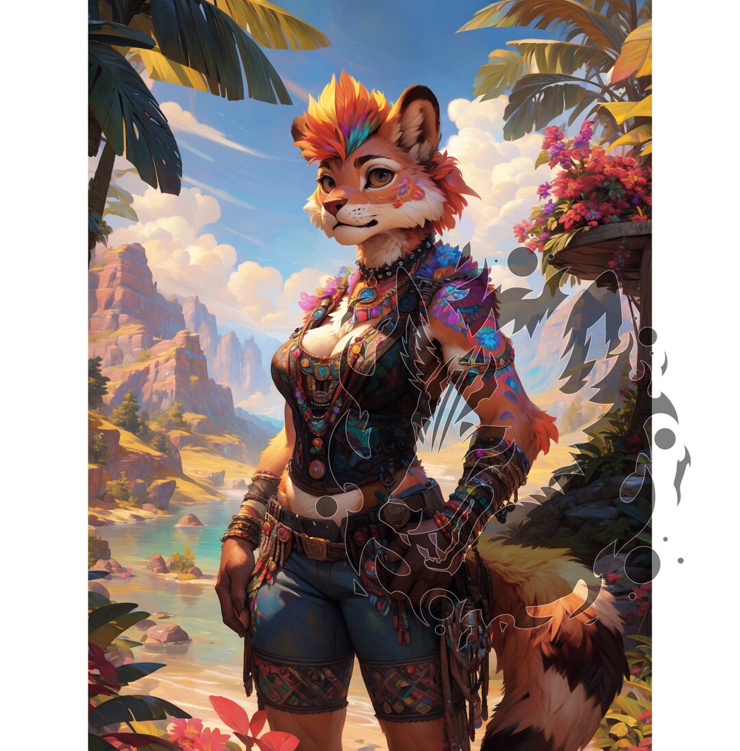 Anthro Squirrel Concept Art Image Digital Download HD Image Original ...