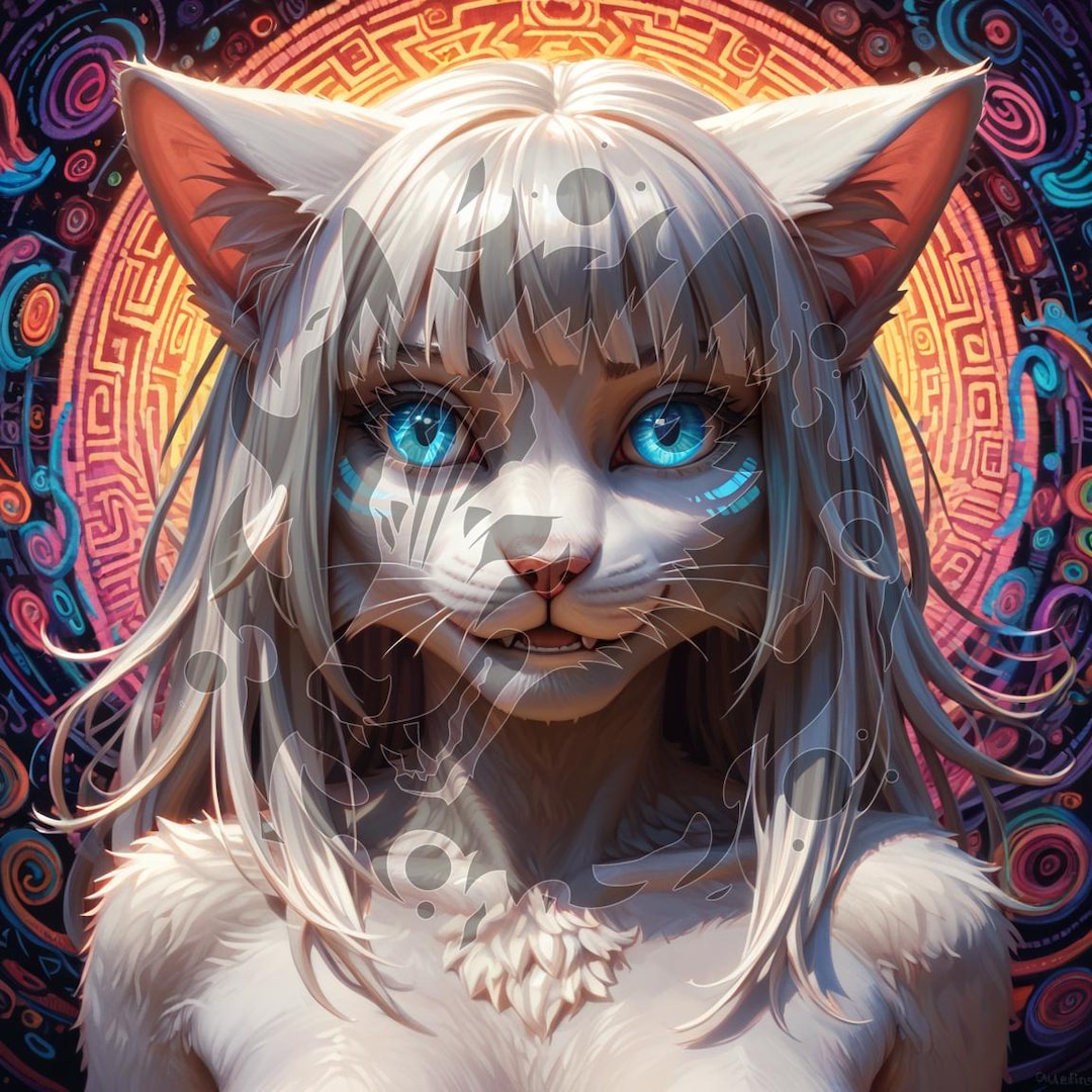 Animated Female Cat Fursona - Digital Download HD Image and Video ...