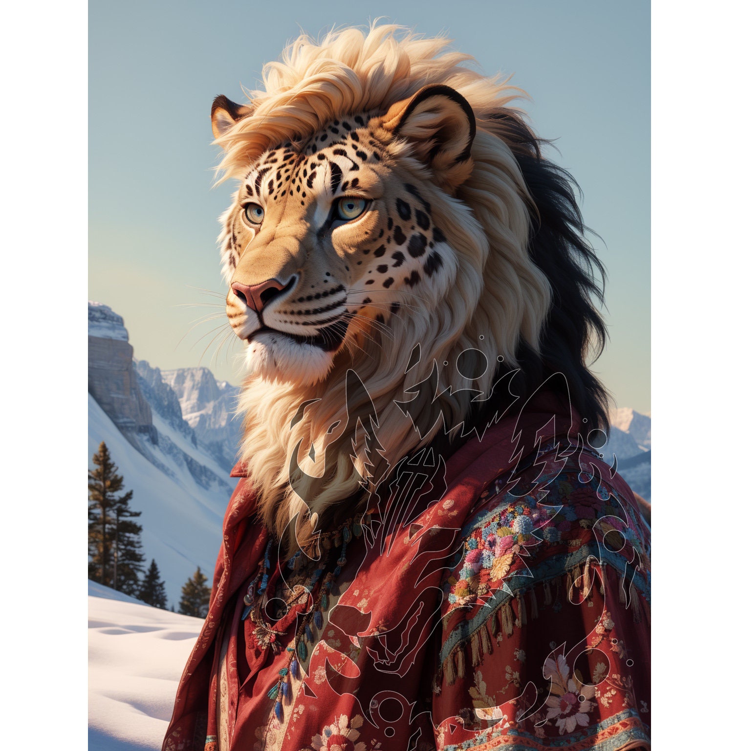 Anthro Feline Image - Digital Download HD Image - Concept Art ...