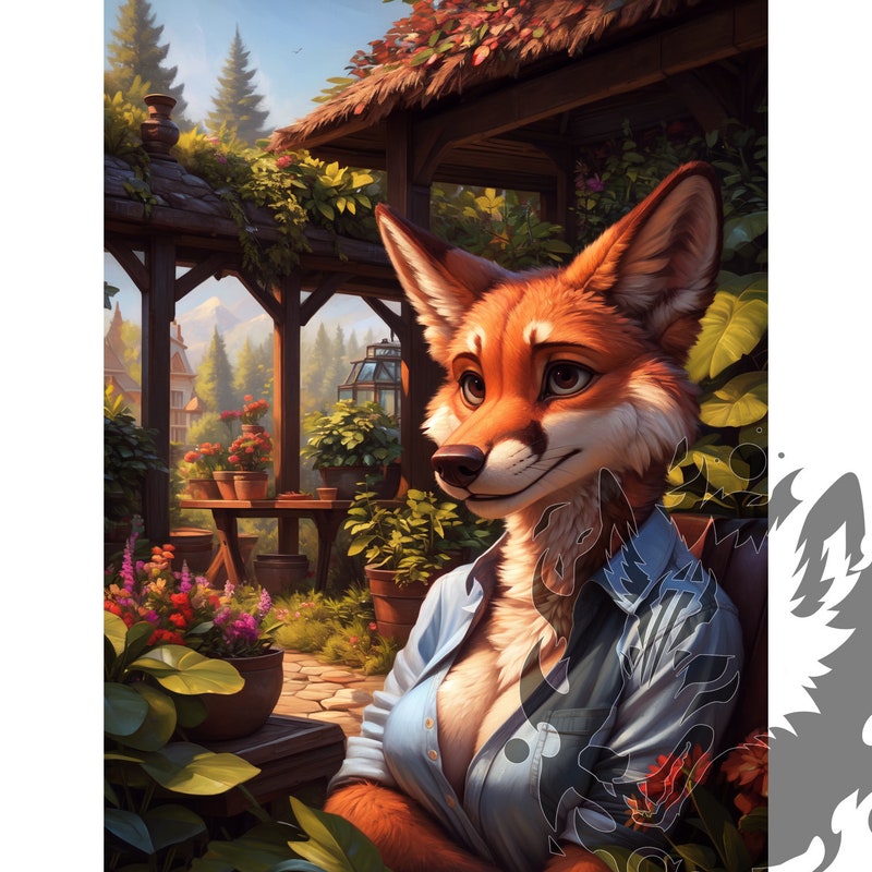 Anthro Female Fox - Etsy