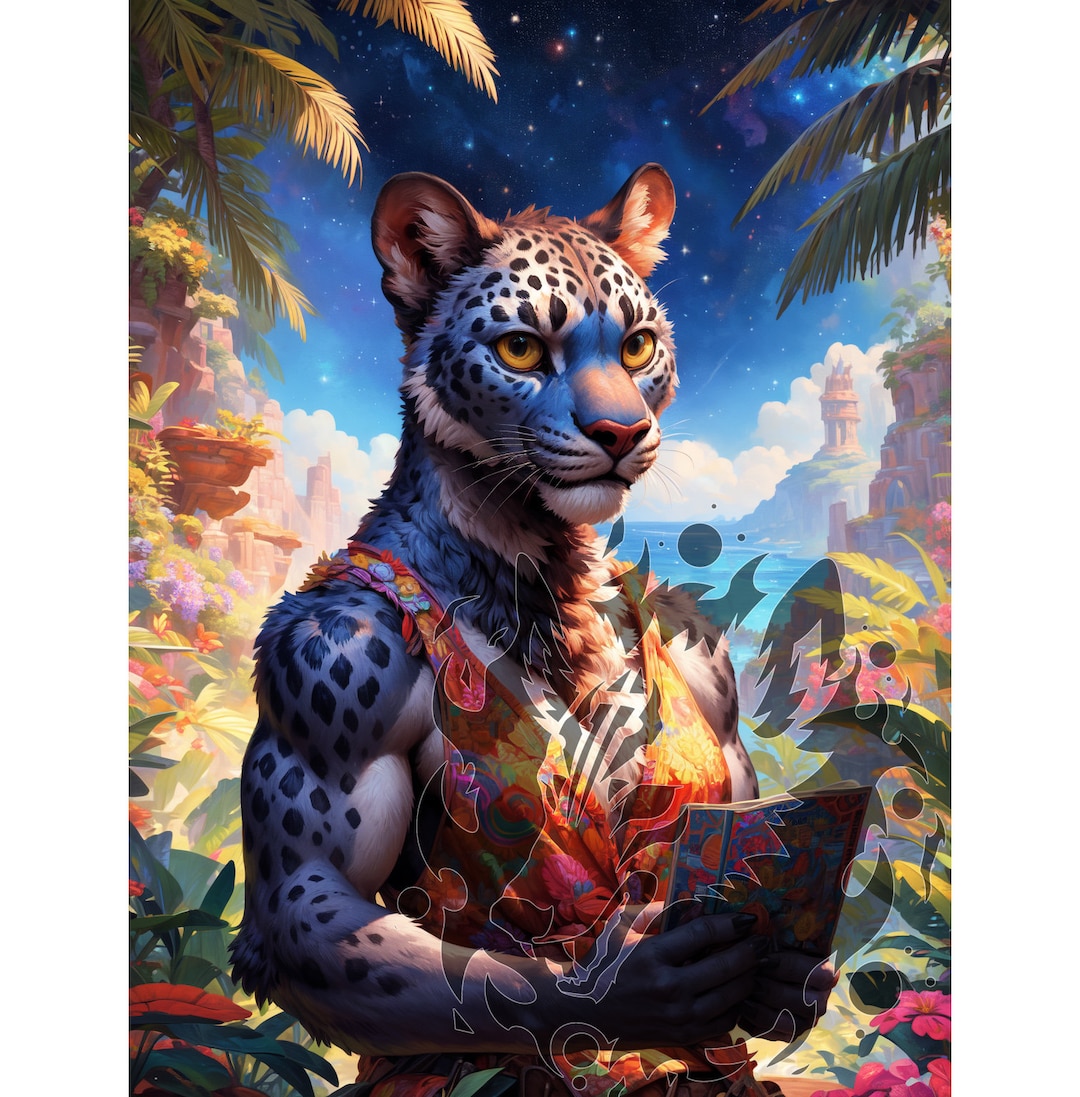 Anthro Panther Image - Digital Download HD Image - Original Character ...