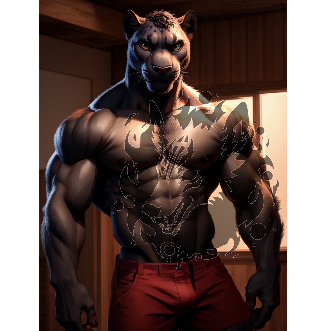 Anthro Panther Image Digital Download HD Image Unique Concept Art, Story Ideas, Furry Fandom ...