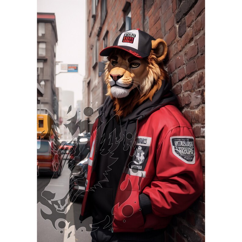 Anthro Lion Image Digital Download HD Image Unique Concept Art, Story Ideas, Streetwear Furry ...