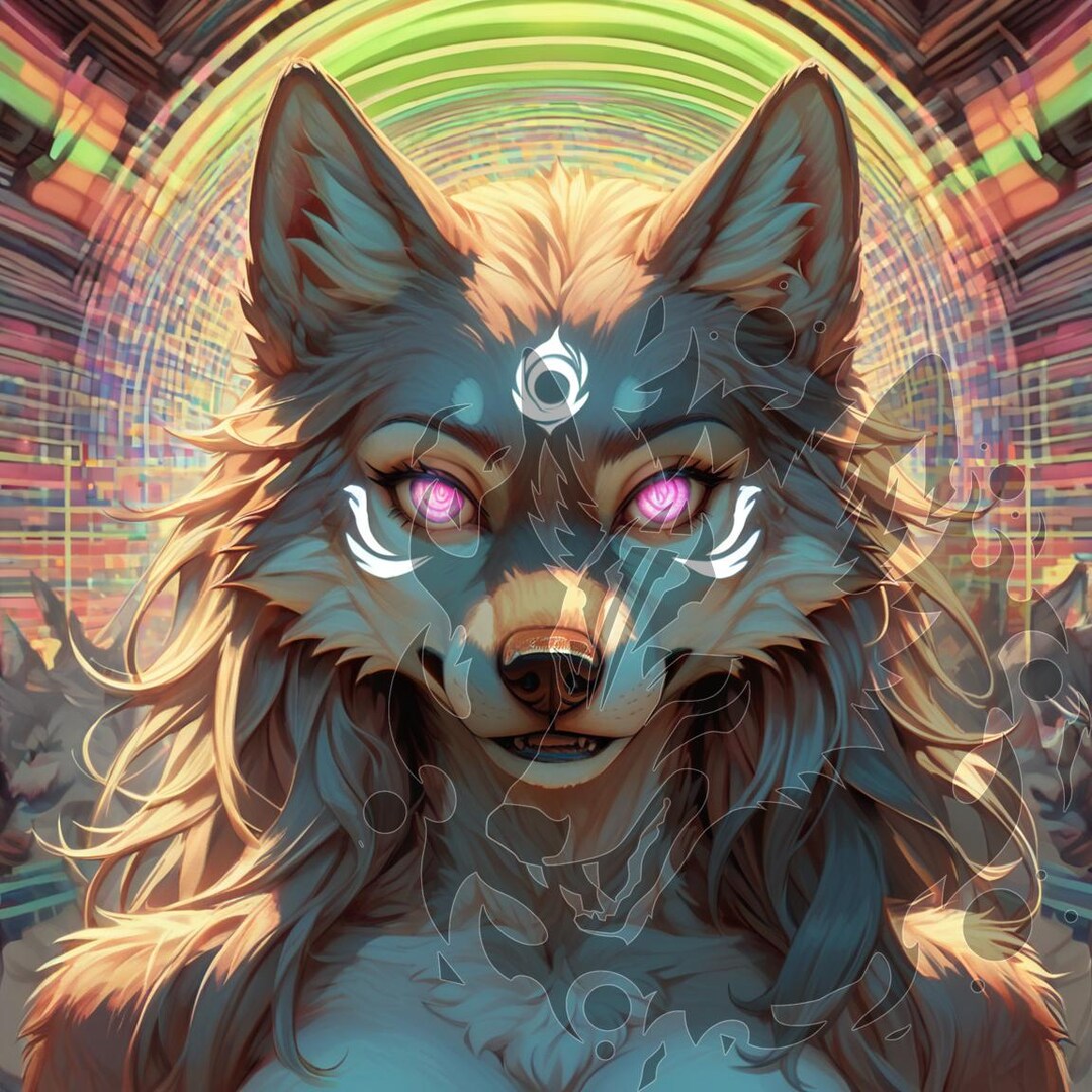 Anthro Wolf Image - Digital Download HD Image - Original Concept Art ...