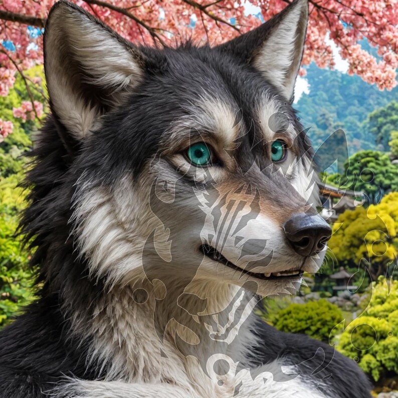 Anthro Wolf Image - Digital Download HD Image - Unique Concept Art ...
