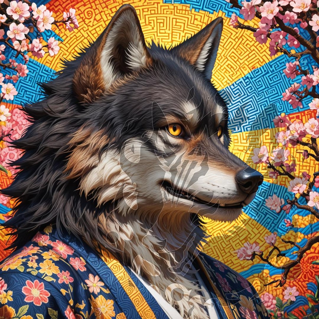 Anthro Wolf Image - Digital Download HD Image - Unique Concept Art ...