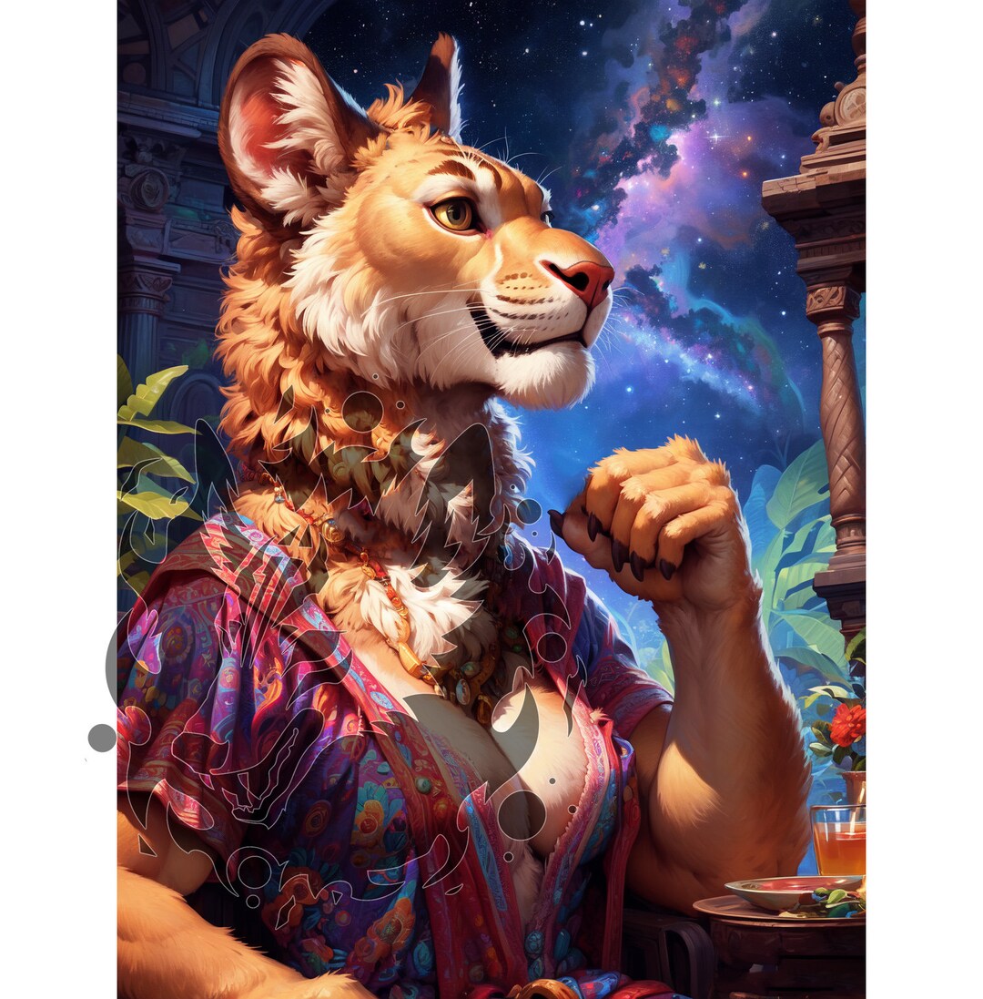 Anthro Lion Girl Image - Digital Download HD Image - Original Character ...