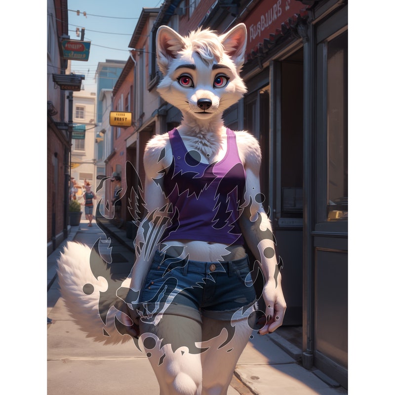 Anthro Female Fox - Etsy