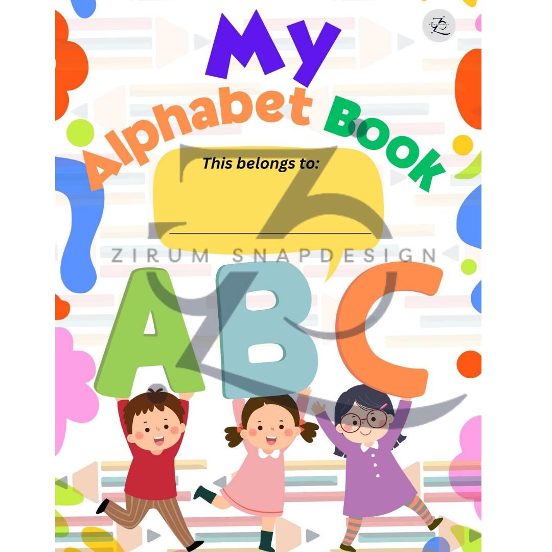 MY ALPHABET BOOK 45-page Busy Book for Children Alphabet Activities - Etsy