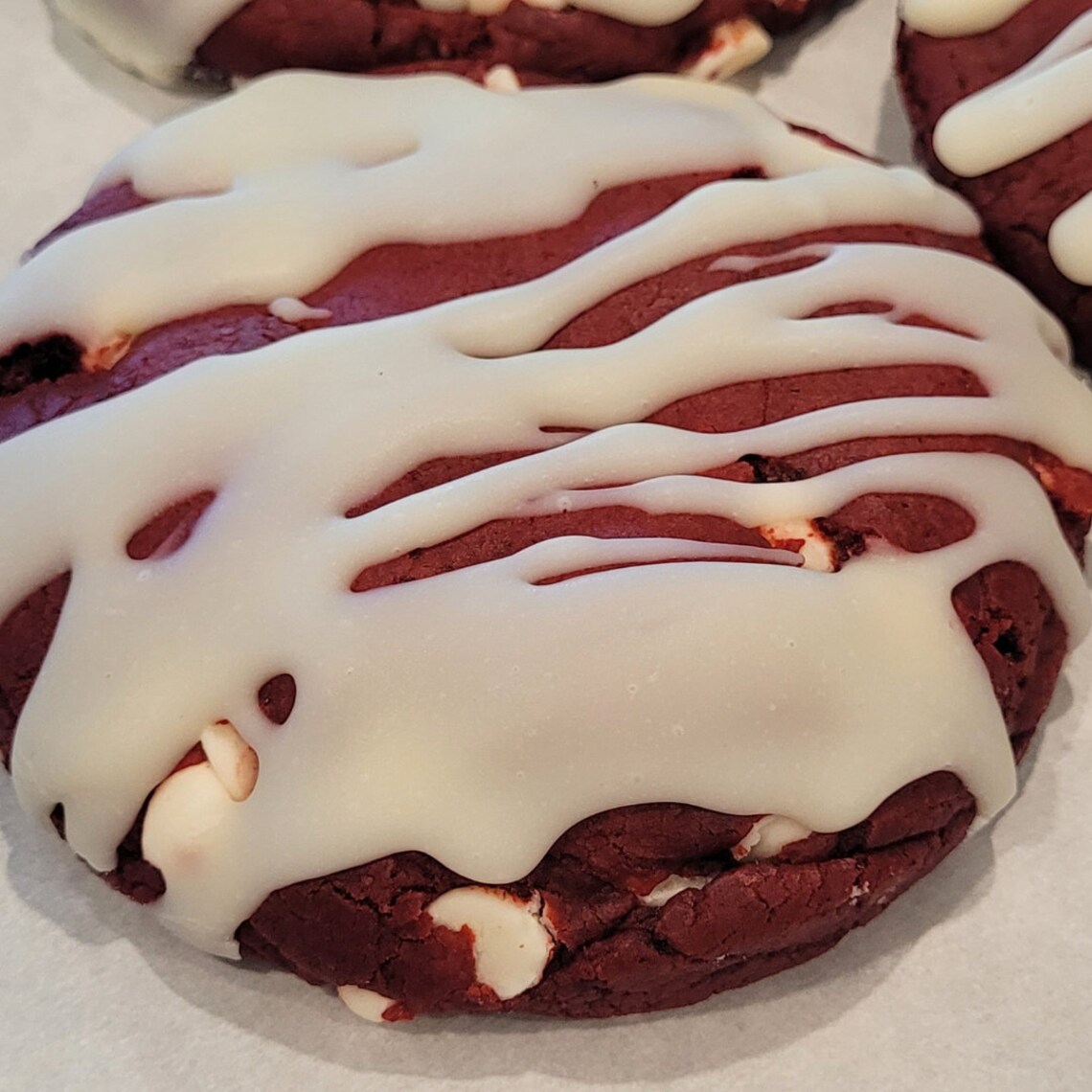 Red Velvet Cookie Box - Etsy