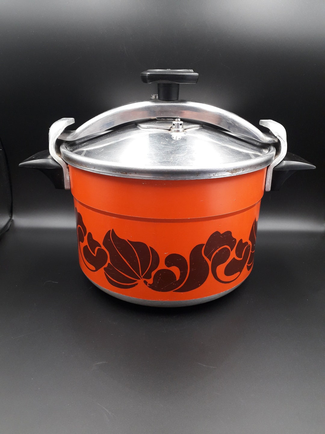 Seb Minute Cooker Vintage Orange Design 1970's Space Age Orange Made in ...