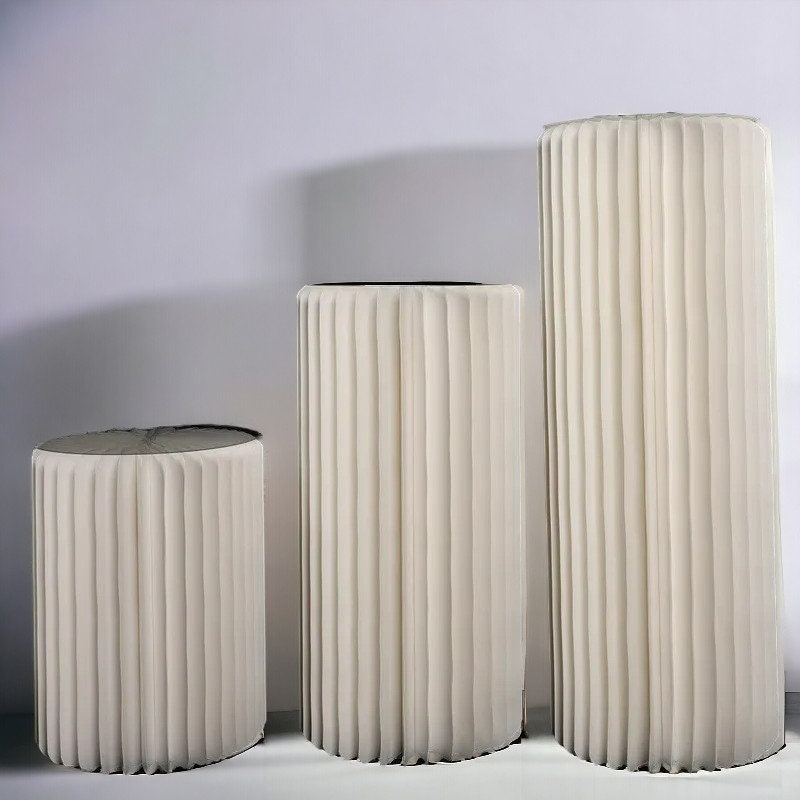 Cake Display Table Dessert Table Cylindrical Paper Folding for Wedding ...
