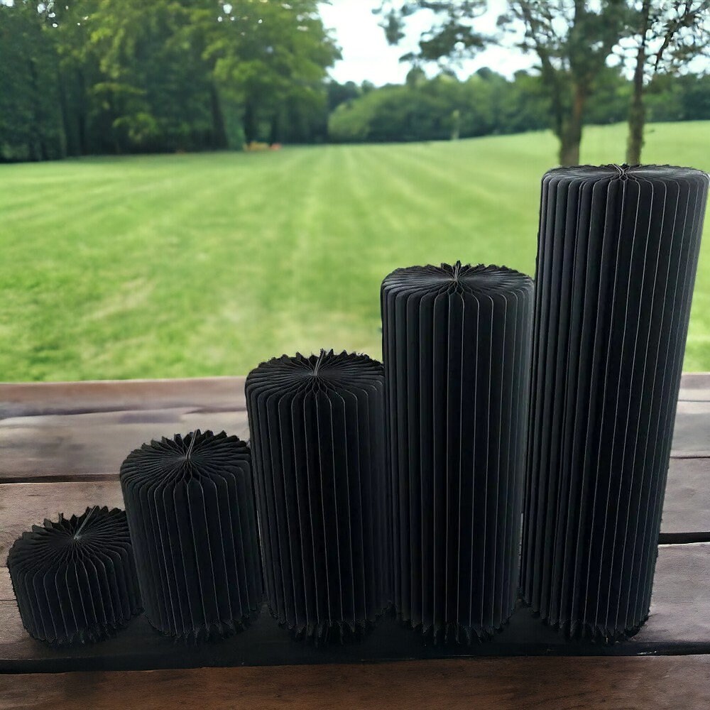 Cake Display Table Dessert Table Cylindrical Paper Folding for Wedding ...