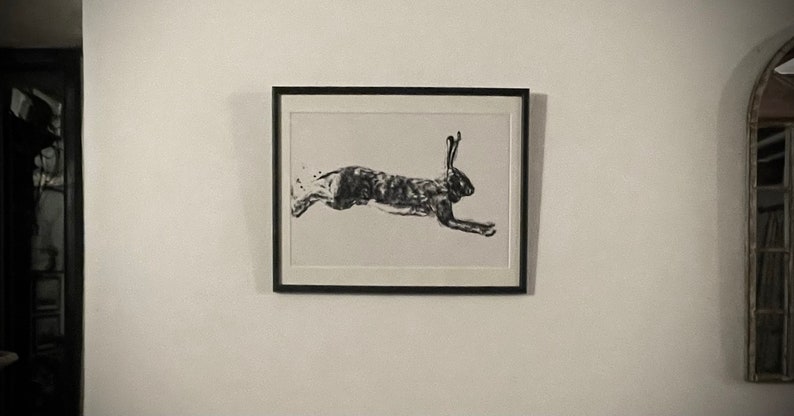 Original Calligraphy Pen & Ink Drawing of a Norfolk Hare Fine Art ...