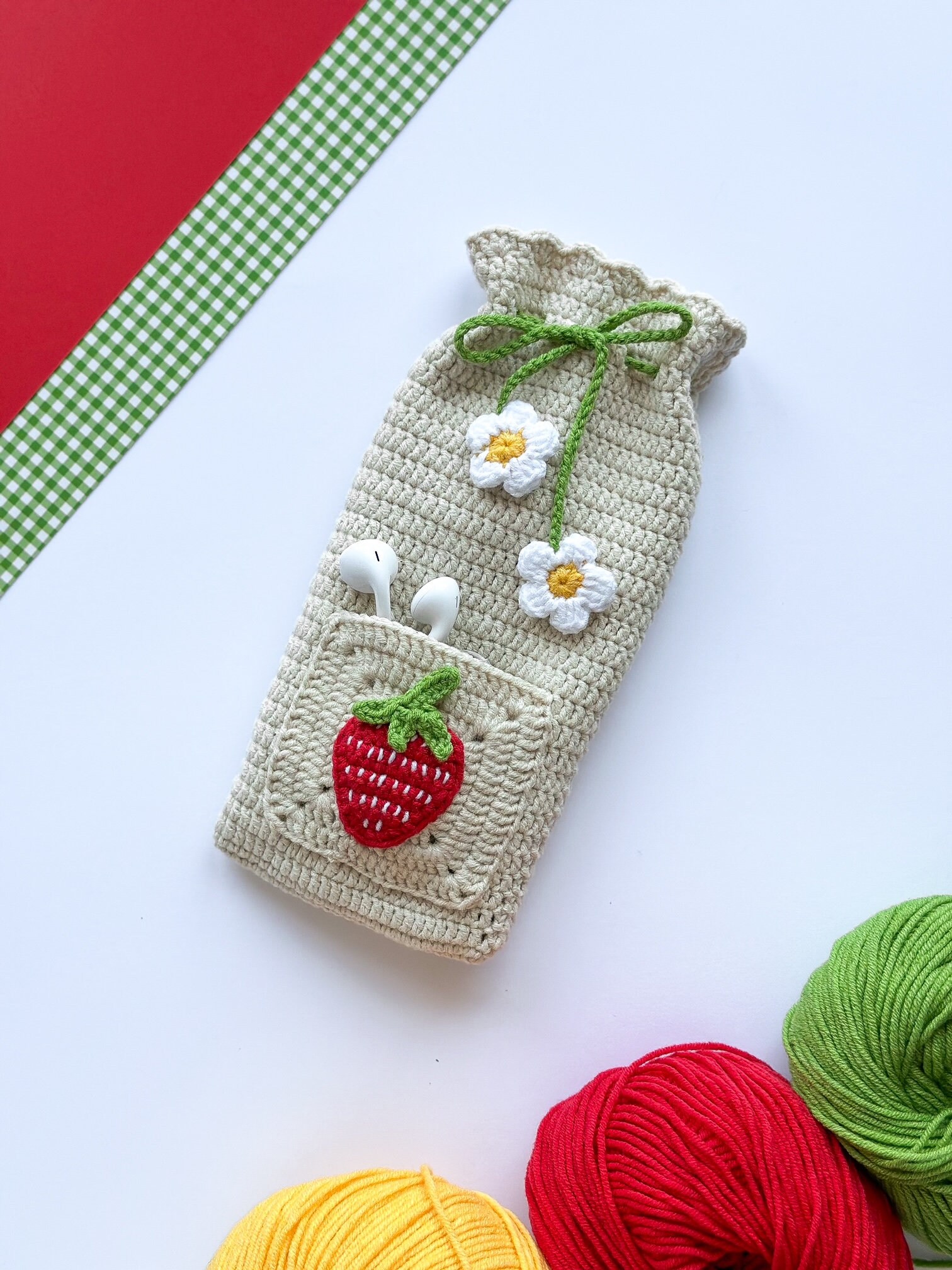 All Set Gift Box for Her, Strawberry Designed Gift, Handmade Gift Set ...