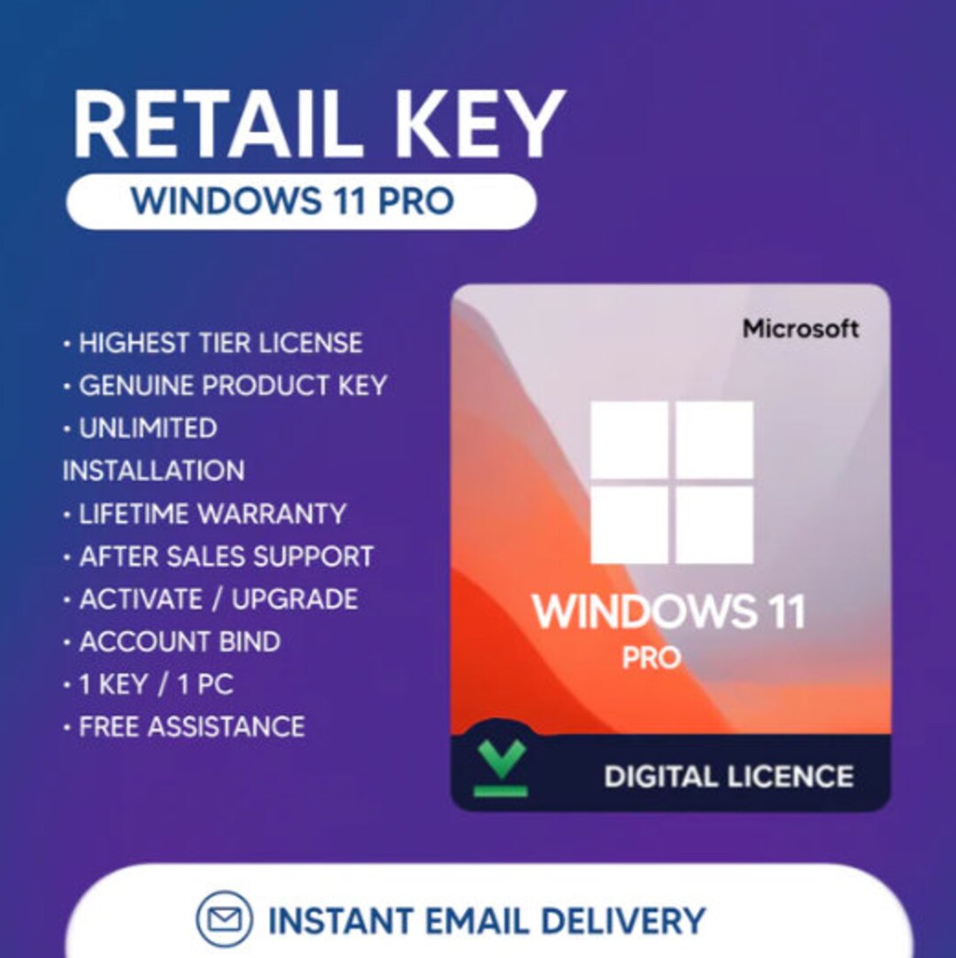 Windows 11 Professional Product Key GLOBAL - Etsy