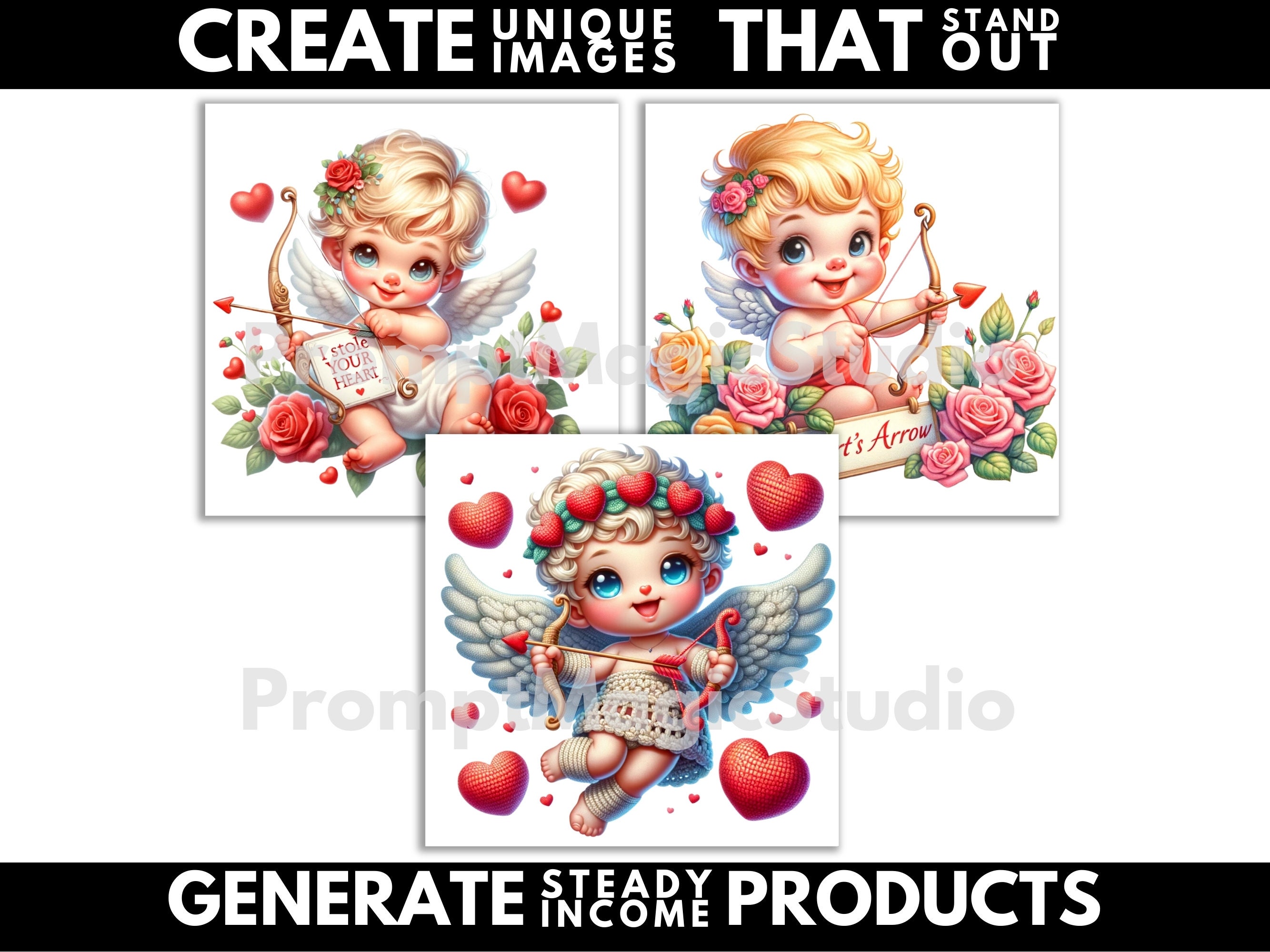 Dalle AI Image Prompt, Valentines Cupid Prompts, Chatgpt AI Art Prompt ...