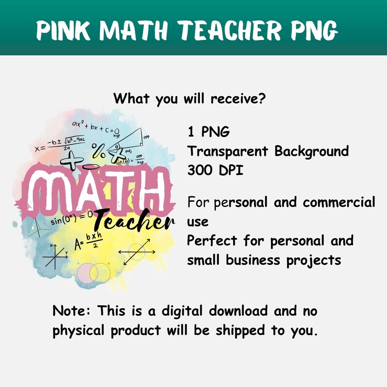 Math Teacher PNG, Pink Math Teacher Appreciation Design, Best Math ...