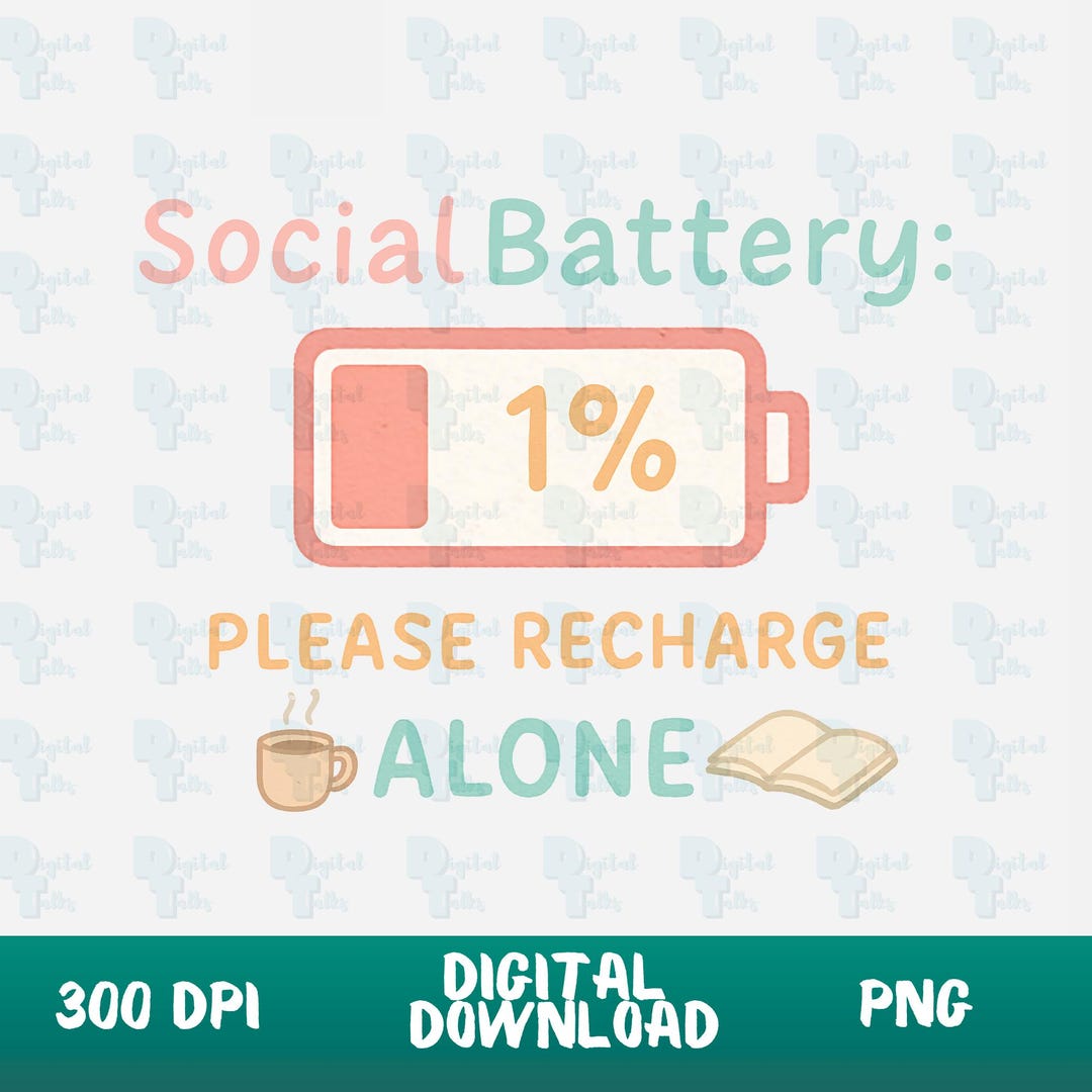 Funny Introvert Quotes PNG, Aesthetic Introvert Png, Cozy and Relatable ...