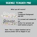 Science Teacher PNG, Black and White Science Teacher Appreciation ...