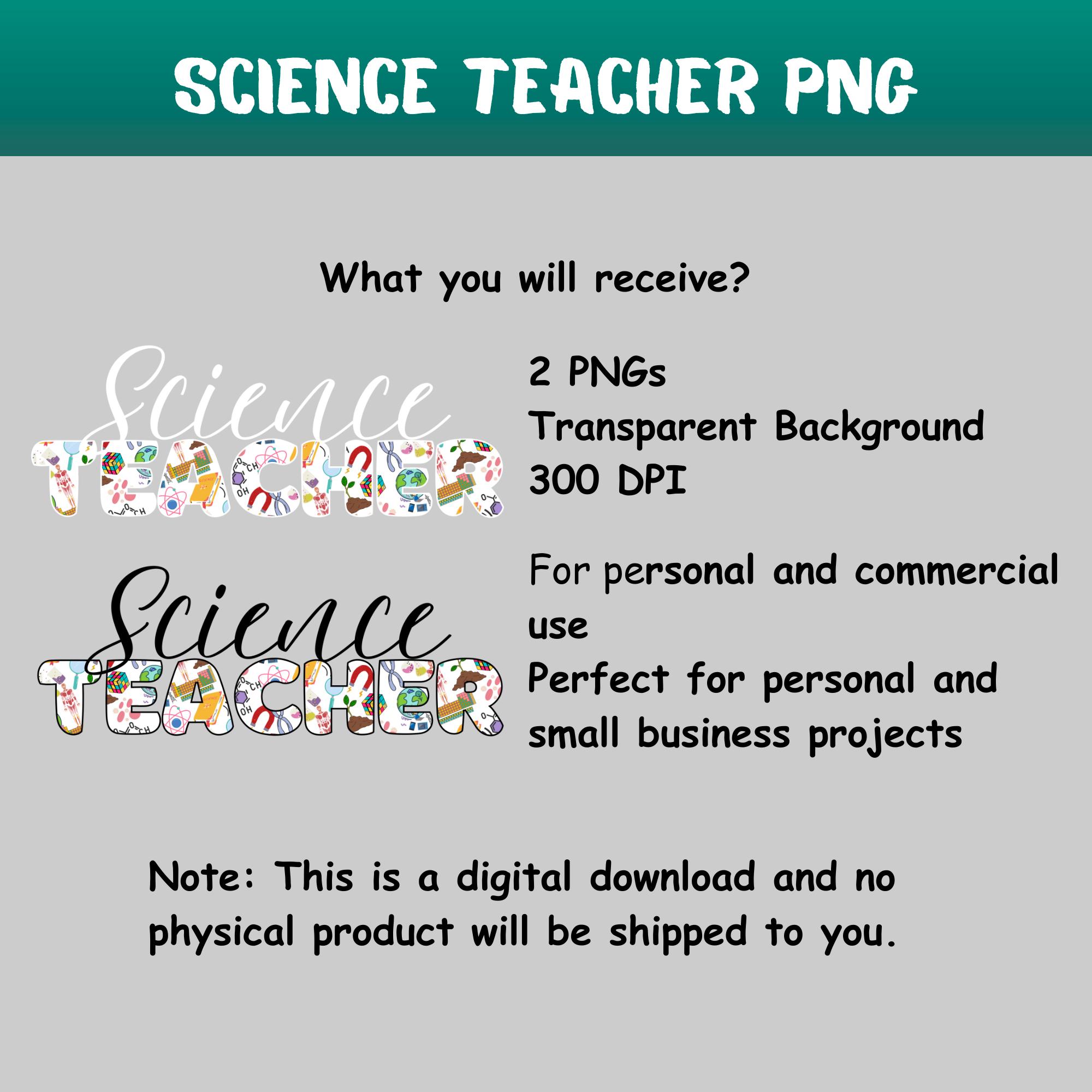 Science Teacher PNG, Black and White Science Teacher Appreciation ...