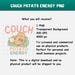 Couch Potato PNG: Funny Introvert Design (digital Download) - Etsy