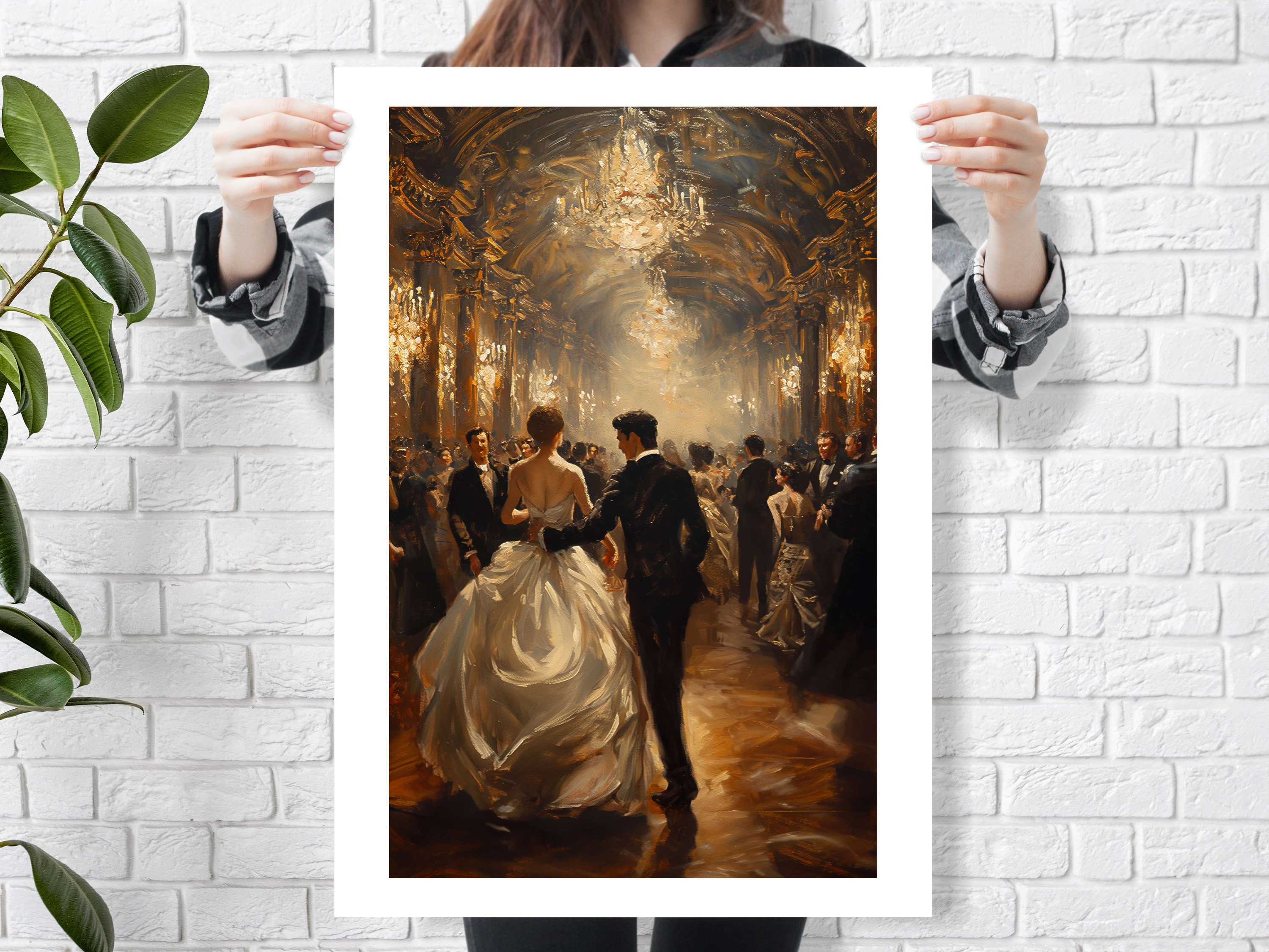 Masquerade Ball Print: Antique Baroque Oil Painting (digital Download ...