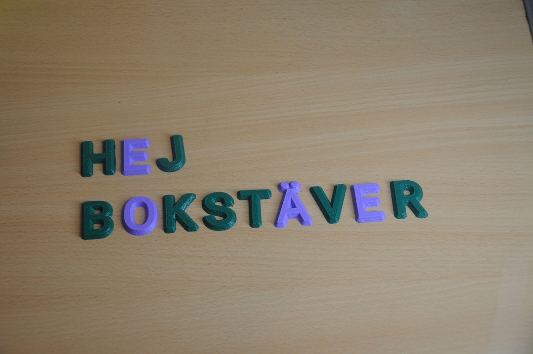 Hello Letters - Swedish Version - Etsy