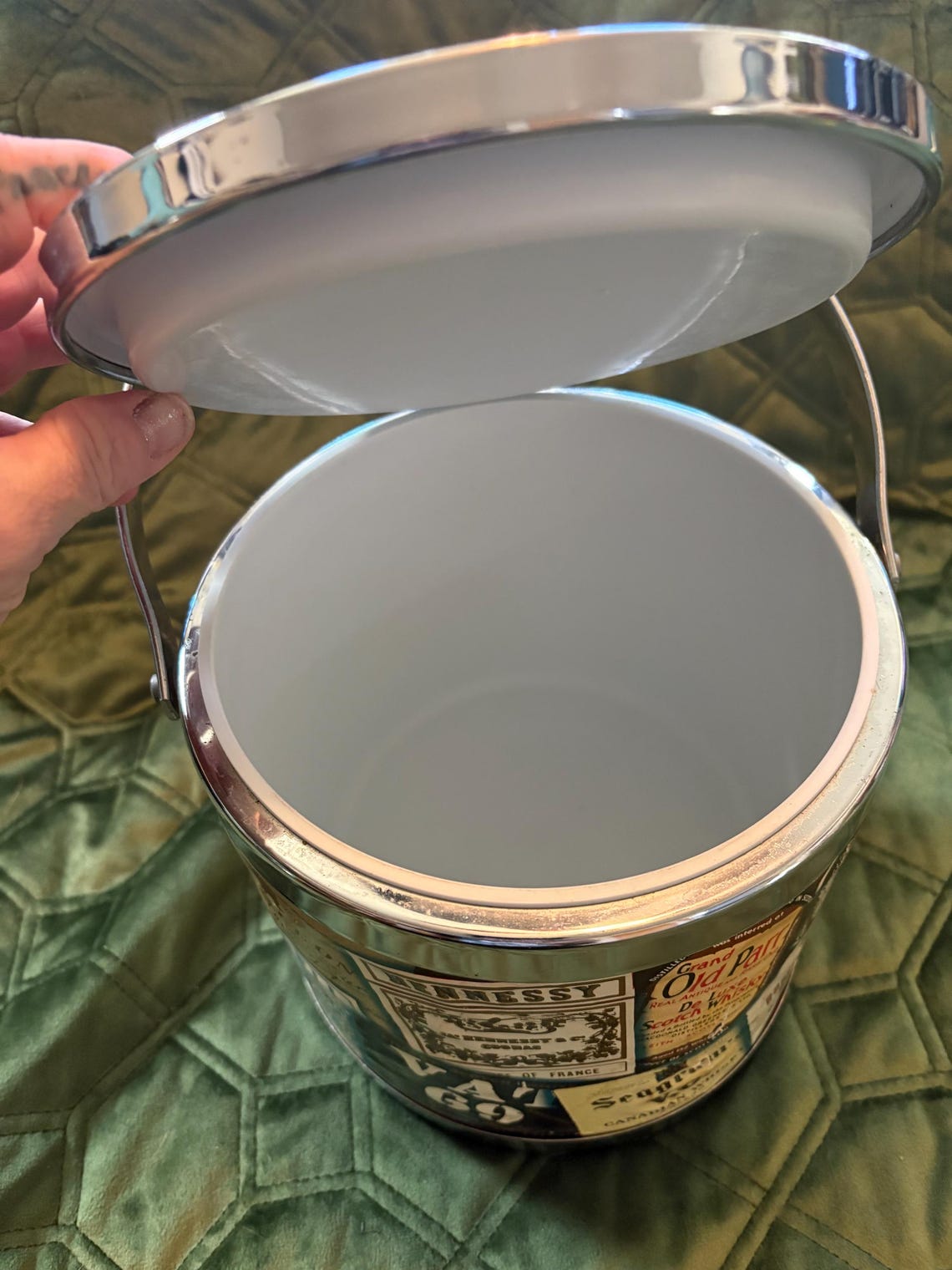 Vintage Japan Metal Ice Bucket - Etsy