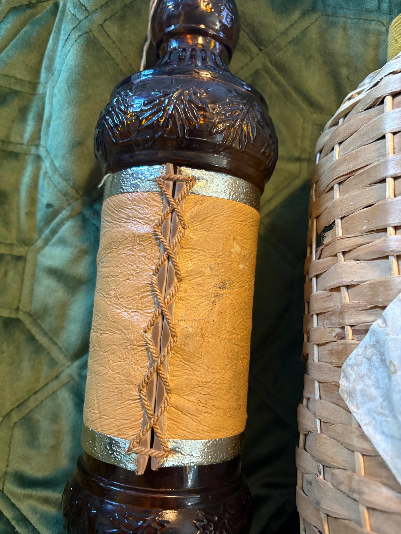 Antique Alcohol Bottle Set - Etsy
