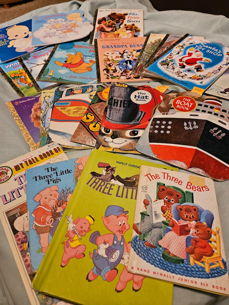 Vintage Little Golden Book & More Collection, 23 Books - Etsy