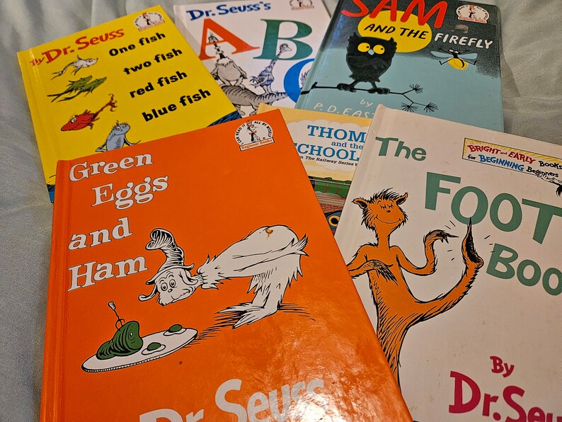 Vintage Dr. Seuss Book Set - Etsy