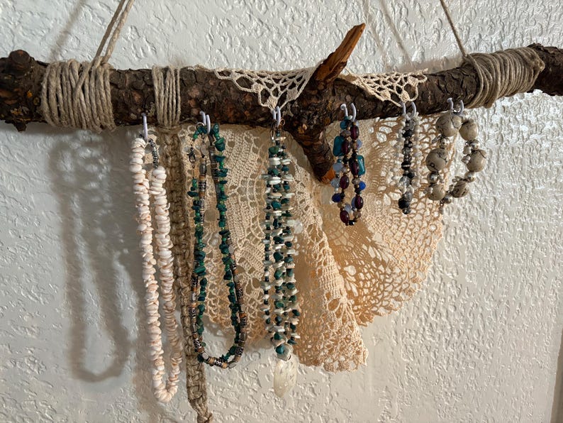 Unique Tree Branch Jewelry Display - Etsy