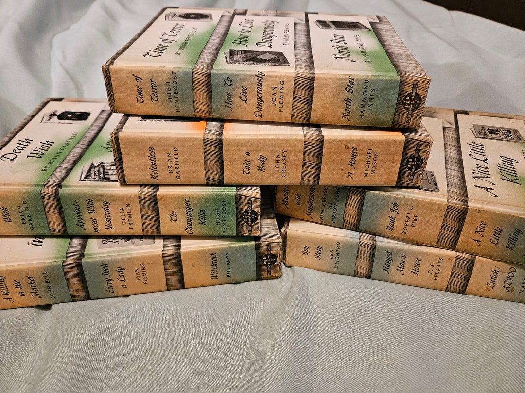 Vintage 6 Book 18 Stories Detective Book Club Set - Etsy