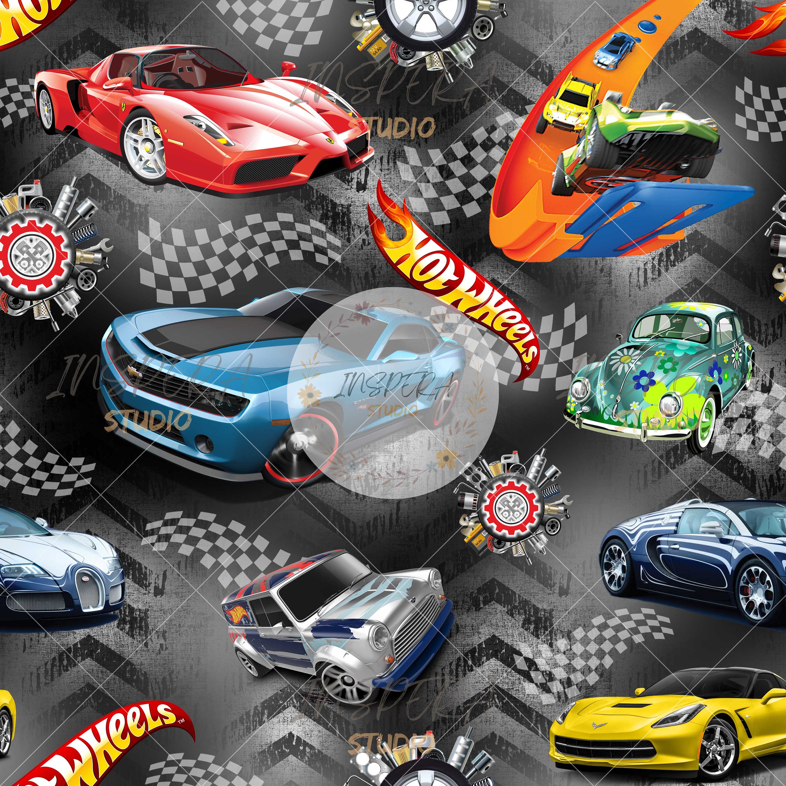 Cars Seamless Pattern, Digital Paper, Instant Download - Etsy