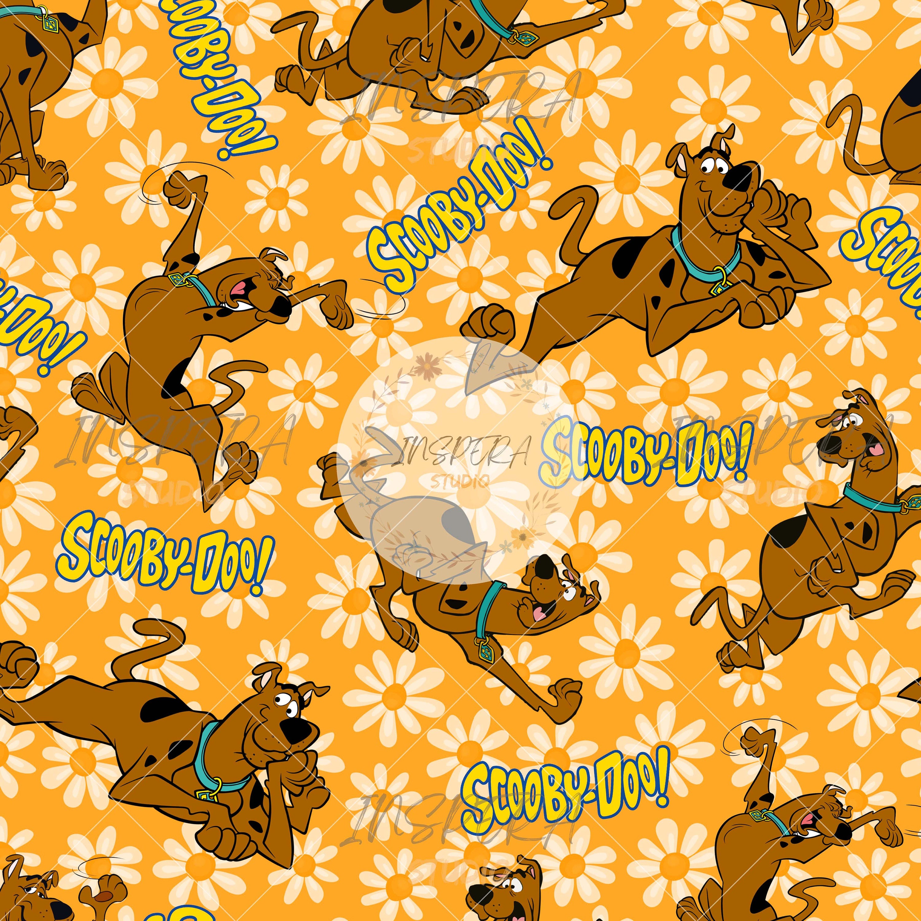 Scooby Dog Digital Seamless Pattern File, Digital Paper, Instant ...