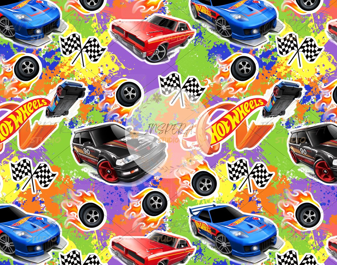 Cars Seamless Pattern, Digital Paper, Instant Download - Etsy