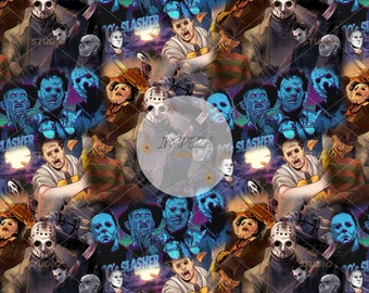 Horror Scary Seamless Pattern, Instant Download, Repeating File - Etsy