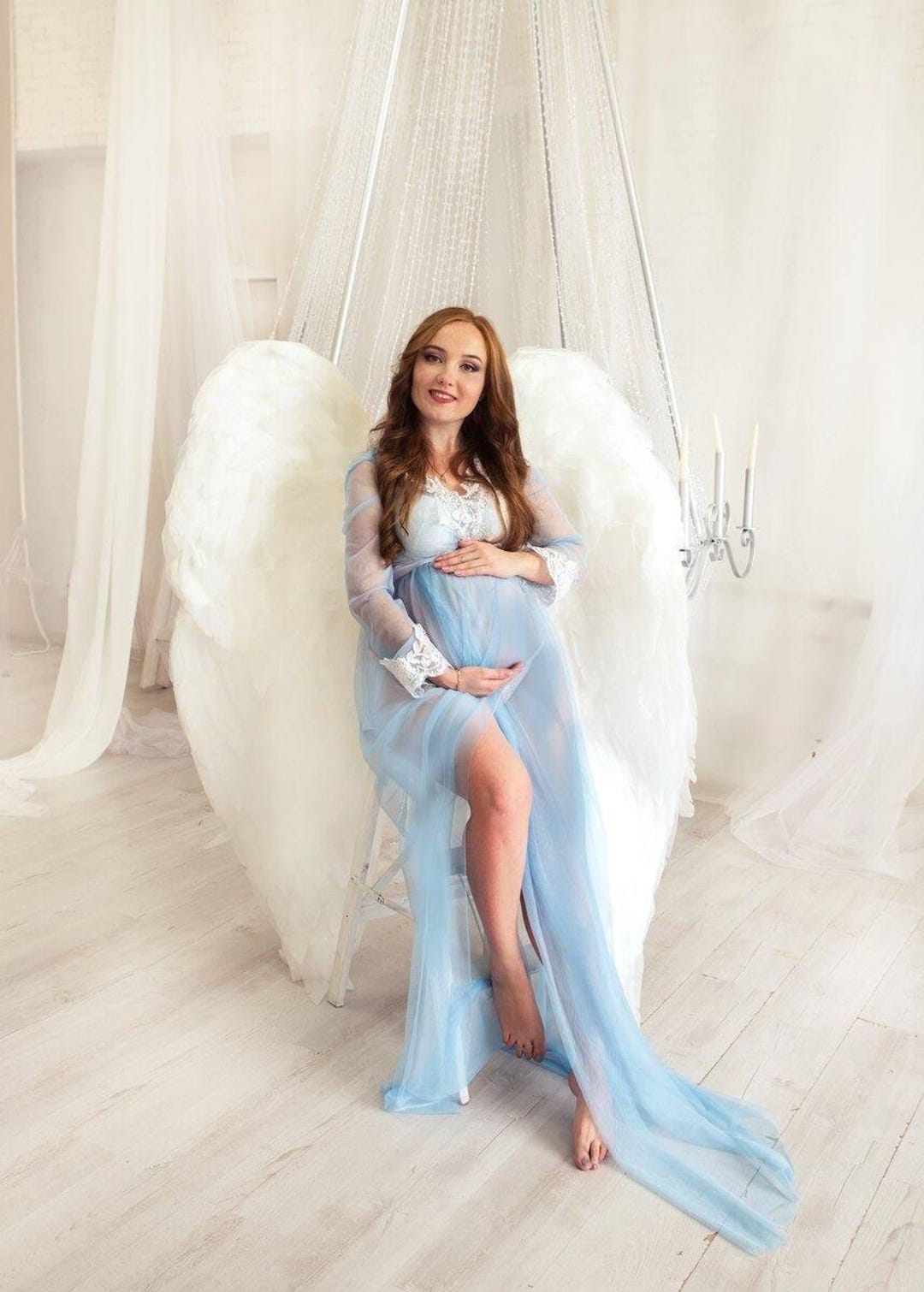 Angel Wings for Maternity Photo Shoot - Props for Maternity Photo Shoot ...
