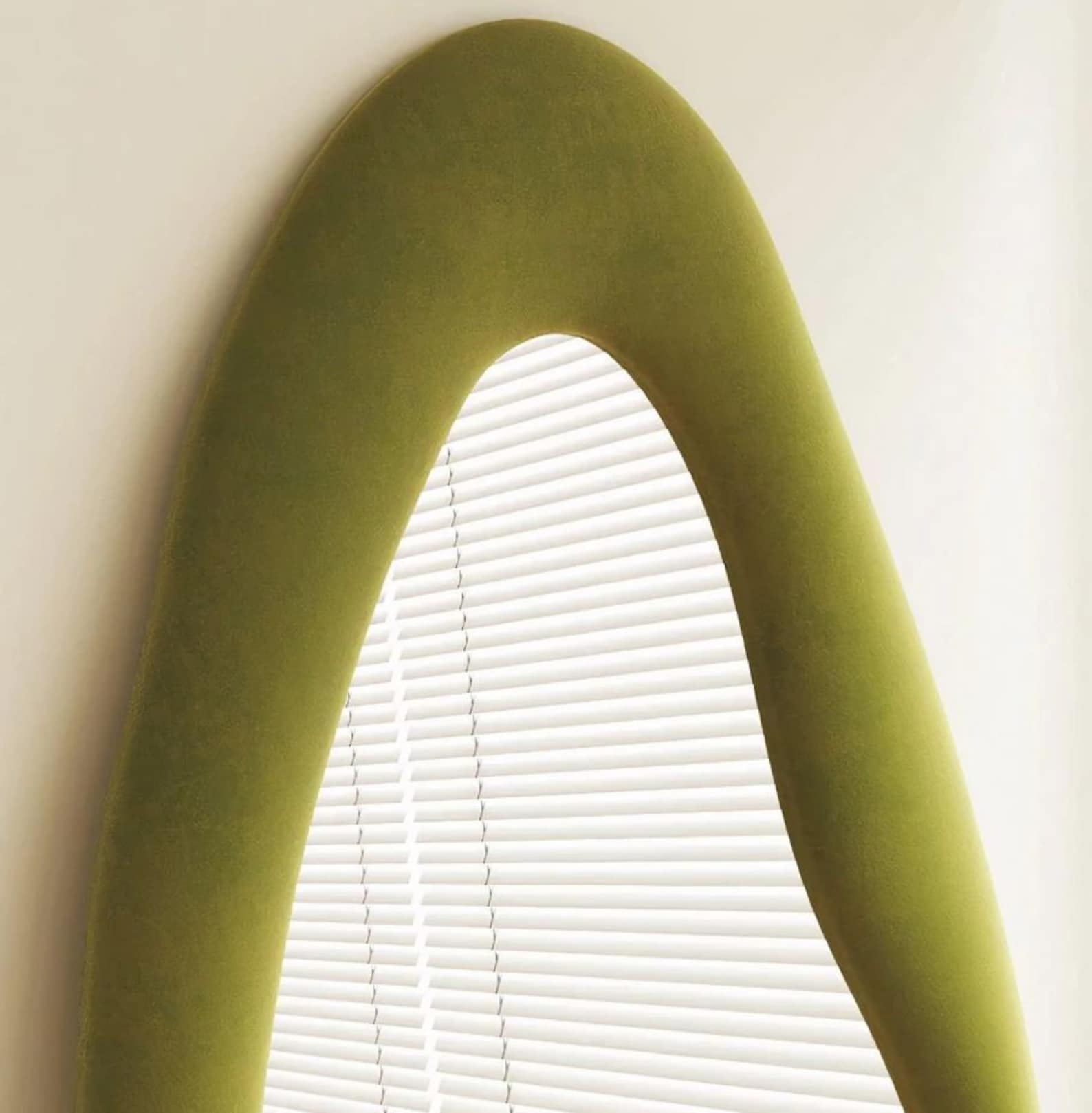 Wavy Floor Mirror, Wavy Full Lenght Mirror, Curvy Abstract Mirror, Full ...